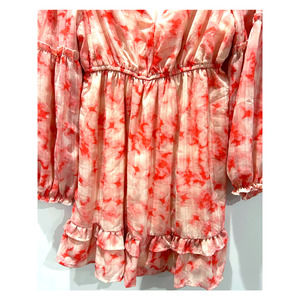 Dizzy Lizzy | Dresses | Dizzy Lizzy Vneck Surplice Long Balloon Sleeve ...